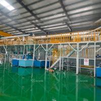 China Waste Lithium Battery Recycling Equipment 500-1000 kg/h Capacity for Refuse Collector for sale