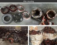 China Two Air Cylinders Electric Motor Wrecker Recycling Machine 4kW 545kg Stator Copper Extractor for sale