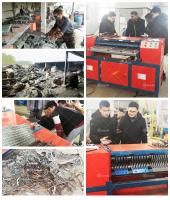 China Stripping Type AC Radiator Recycling Machine 19-25mm Copper Aluminum Separator for sale