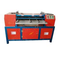 China Red Waste Aluminum Copper Radiator Separator Machine AC Radiator Peeling Machine for sale