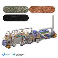 China Lithium Battery Recycling Machine 500kg/h for Mobile Phone and Car Batteries for sale