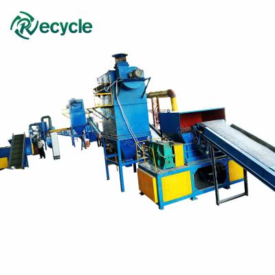 China Copper Aluminum Radiator Recycling Plant 15000kg Capacity 180-280kw AC Radiator Separator for sale