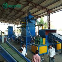 China Copper Aluminum Radiator Recycling Plant 15000kg Capacity 180-280kw AC Radiator Separator for sale
