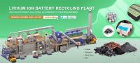 China Lithium Ion Battery Crushing Machine 200-1000kg/h for Used Li Batteries Recycling for sale