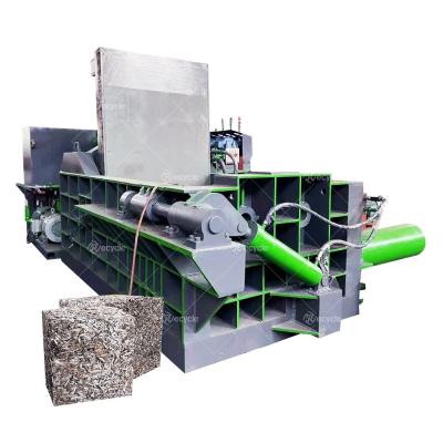 China 22kW Semi-Auto Hydraulic Metal Baler 1600 KN Scrap Metal Pressing Machine for sale