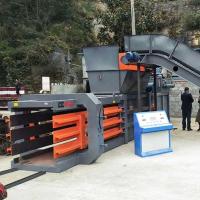 China Semi Auto Hydraulic Horizontal Waste Carton Baler 160T 37KW Stainless Steel Baling Machine for sale