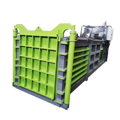 China Wood Packaging Cardboard Pressing Bailing Machine Automatic and Horizontal Hydraulic for sale