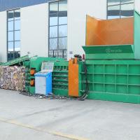 China Hydraulic Horizontal Baler 160T for Scrap Iron Aluminum Steel Baling 2000x1100x1250mm for sale