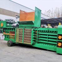 China Hydraulic Horizontal Baler 160T for Scrap Iron Aluminum Steel Baling 2000x1100x1250mm for sale