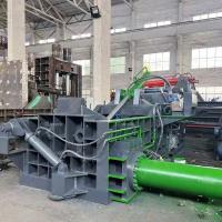China Hydraulic Scrap Metal Baler 1250 KN for Steel Wire Baling in Building Material Shop for sale