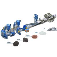 China Waste Photovoltaic Panel Recycling Equipment 300-1000 kg/h Solar Panel Machinery for sale
