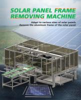 China High Seperation Ratio Solar Panel Recycling Plant Automnatic Dust Collecting Solution for sale