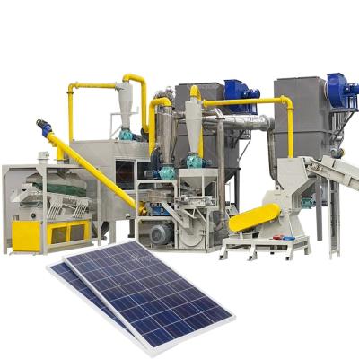 China Solar Panel Recycling Production Line 1500-2000kg/h 315KW Photovoltaic Recycling Machine for sale