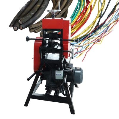 China Electric Copper Wire Peeling Stripping Machine 1-42mm 30m/min Automatic Scrap Cable Stripper for sale