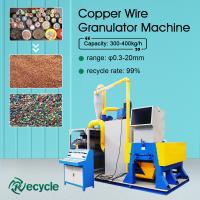 China BSGH Copper Cable Wire Granulator Machine 0.3-35mm Dry Type Recycling Equipment 100-1000kg/h for sale