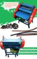 China 220V 380V Scrap Copper Wire Stripping Machine 0kg/H - 1500kg/H for sale