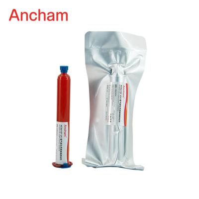 China 0.05L Electronic Clear Bonding Adhesive Glue  High Strength UV And Moisture Curing for sale