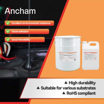 China Polyurethane Electrical Potting Compound AB Black  Potting Glue for sale