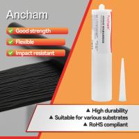 China 300ML Black Panel Sealant Clear RTV Silicone Rubber Glue Sealing 2.68MPa for sale