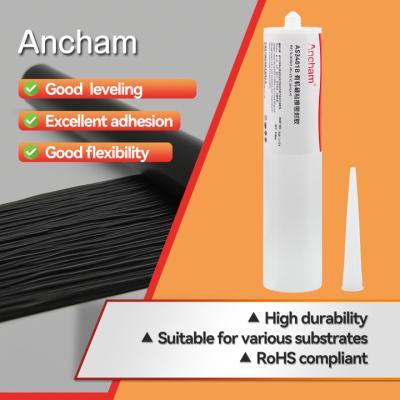China Black Adhesive Sealant Good Adhesion RTV Silicone Glue RoHS REACH for sale