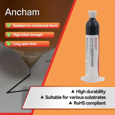 China 30ML Black Heat Melt Adhesive PUR Black Hot Melt Glue Impact Resistant for sale