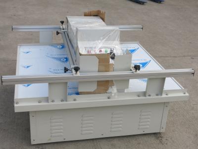 China Transport Simulation Vibration Testing Machine 100kg Load 25.4mm Amplitude for Package Testing for sale