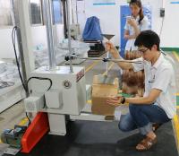 China Single Wing Carton Drop Testing Machine / Package Carton Box Drop Impact Tester for sale