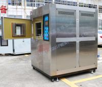 China Air to Air Thermal Shock Test Chamber -40°C to +150°C 49L 80L 150L Cold Hot Shock Machine for sale