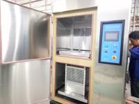 China Two Boxes High Low Temperature Air Thermal Shock Chamber 150L -65°C to +150°C for sale