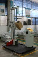China Single Arm Free Fall Drop Tester 300-1500mm Height 100kg Capacity for Battery Mobile Phone Packaging for sale