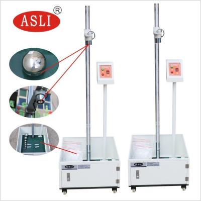 China Plastic Rubber Falling Drop Ball Impact Test Machine 2m Drop Height Steel Ball Weight 112-2280g for sale