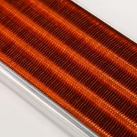 China RoHS Copper AC Condenser Coil Louver Fin For Window for sale