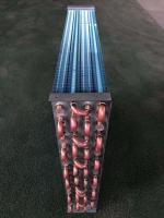 China Horizontal Freezer Hot Water Coils HVAC Central Air Evaporator Copper Tube Steamed for sale