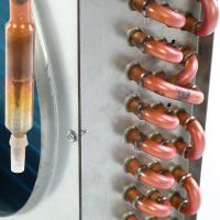 China Fin Type Air Con Evaporator Coil AC Unit Condenser Coil Copper Tube Evaporator for sale