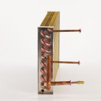 China Flat Fin Air Cooled Condenser Coil Vaporizer In Refrigerator for sale