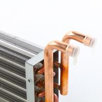 China Aluminum Finned Tube Heat Exchanger Condenser Coil for Chiller Freezer for sale