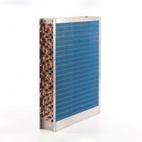 China Hydrophilic Air Cooled Finned Tube Heat Exchanger Condenser Coil Radiator for sale