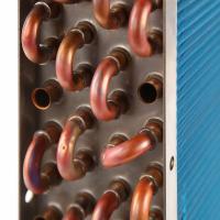 China Hydrophilic Air Cooled Finned Tube Heat Exchanger Condenser Coil Radiator for sale