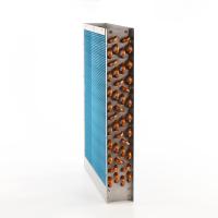 China Hydrophilic Air Cooled Finned Tube Heat Exchanger Condenser Coil Radiator for sale