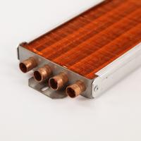 China Exhaust Gas Cooling Coil Window AC Chilled Water Evaporator Coil for sale