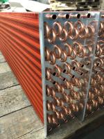 China Fin Type Refrigeration Heat Pump Condenser Coil Copper Tube RoHS Certificated for sale