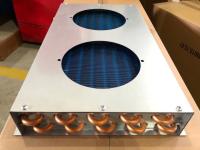 China Commercial Finned Tube Heat Exchanger Copper Tube For Cold Storage for sale