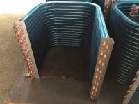China Flat Aluminium Finned Tube Heat Exchanger Condenser Coil Cooler for sale