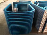 China Flat Aluminium Finned Tube Heat Exchanger Condenser Coil Cooler for sale