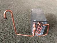 China Flat Aluminium Finned Tube Heat Exchanger Condenser Coil Cooler for sale