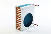 China Corrugated Louver Finned Tube Heat Exchanger Air Cooler for sale