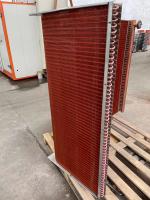 China Galvanized Plate Type Finned Tube Heat Exchanger Condenser Coil for sale