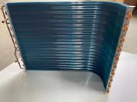 China Galvanized Plate Type Finned Tube Heat Exchanger Condenser Coil for sale