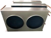 China Refrigeration Chiller Condenser Coil Water Cooled Louver Fin for sale
