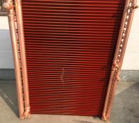 China Heat Exchanger Chiller Condenser Coil Window AC Cooling Coil Copper Tube Fin for sale